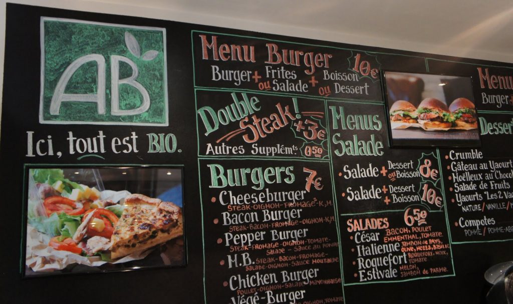 Bio-burger-menu - Food 2.0 LAB